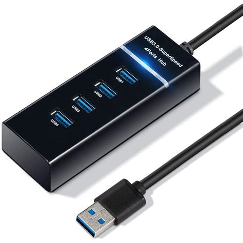 Usb Extender Hub 30 Plug And Play Hi Speed Usb A Male To 4 Port Female