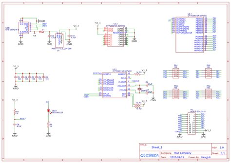 Mini Logical Analyzer 嘉立创eda开源硬件平台