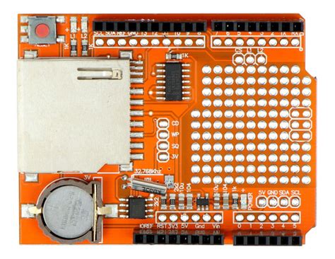 DataLogger Shield V1 0 RTC DS1307 mit SD Kartenleser für Arduino