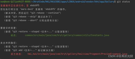 位于分支 mars dev2 您的分支和 ‘origin app dev‘ 出现了偏离， 并且分别有 2 和 1 处不同的提交。 您的分支和