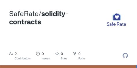 Github Saferate Solidity Contracts