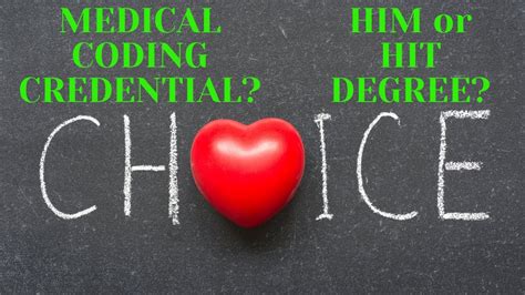Medical Coding Certification Or Him Degree Youtube
