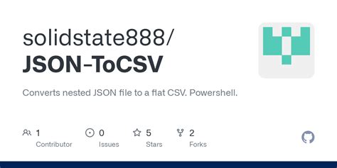 Github Solidstate888json Tocsv Converts Nested Json File To A Flat