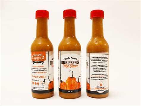Sauce Bottle Label Template