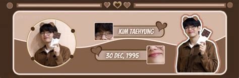 Taehyung Teitter Header Youtube Banner Design Taehyung Edit