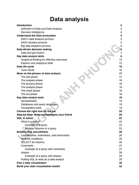 Foundation Of Data Analysis Pdf Data Analysis Data Science