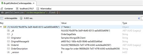 Mongodb Persistence • Mongodb Persistence Samples • Particular Docs