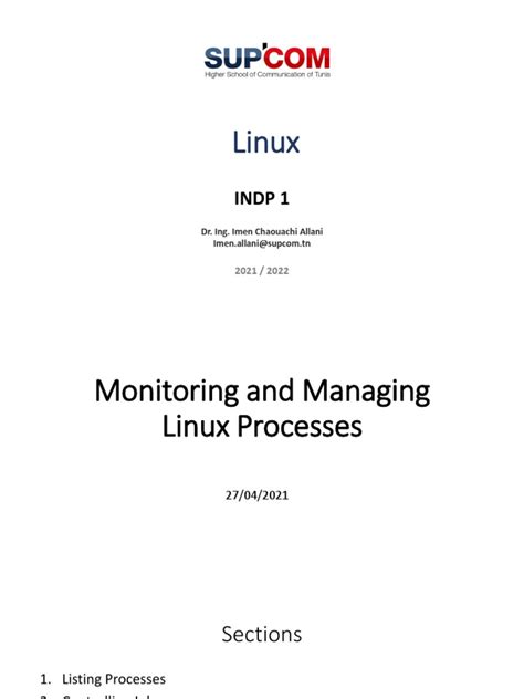 Monitoring And Managing Linux Processes Pdf Process Computing