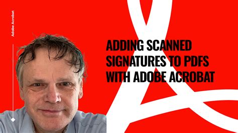 Adding Scanned Signatures To Pdfs With Adobe Acrobat By Benard Kemp Coach And Multimedia