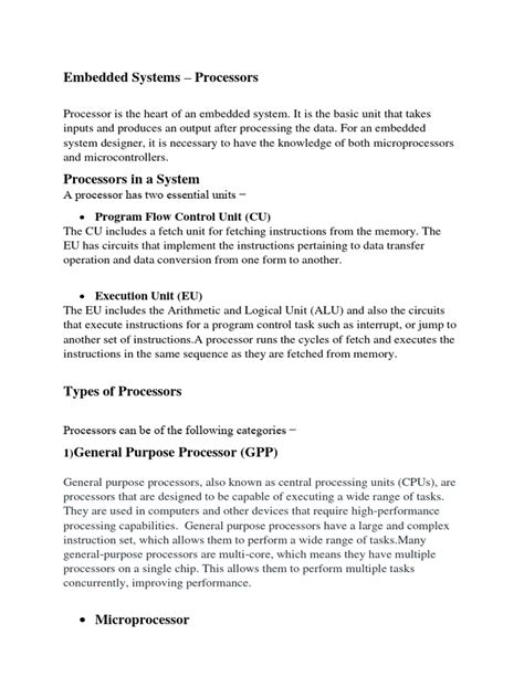 Embedded Systems Processors Pdf Embedded Systems Processors Pdf