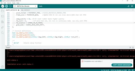 Doesn T Compile My Project In Arduino IDE Example Help Edge Impulse