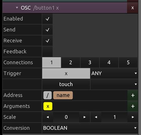 Is It Possible To Send A Bool From Touchosc Editor Rtouchosc