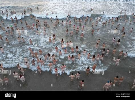 Note Nudity Thousands Brave The North Sea And Take Part In The North