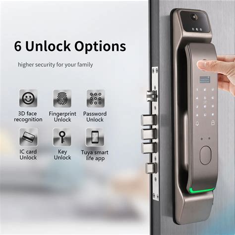 Go Keyless With Luxury 3d Face Recognition Smart Door Lock