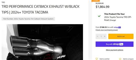 Trd Performance Exhaust Pt226 35241 02 Worth It Sound Clilps Page
