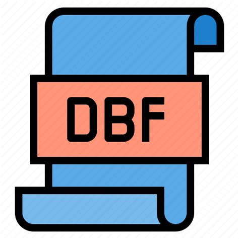 Dbf File Document Form Icon Download On Iconfinder