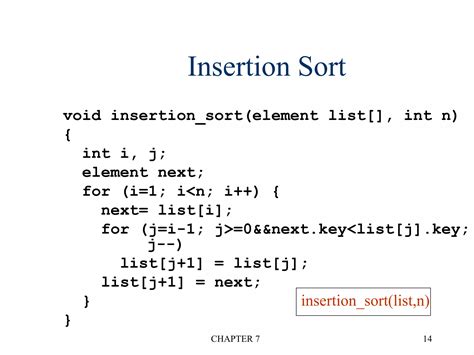 chapter7 sorting ppt