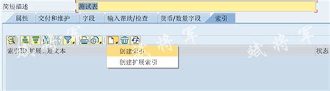 关于abap索引 斌将军 博客园