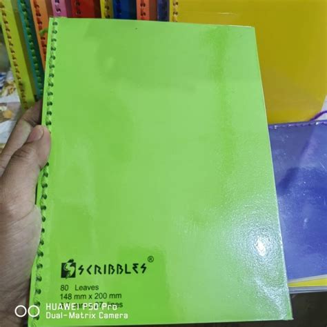 Scribbles Notebook With Yarn And Cover Regular Size Shopee Philippines