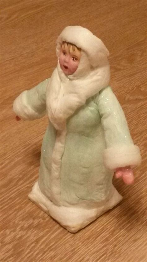 Снегурочка из ваты Игрушки Новогодние поделки Дед мороз