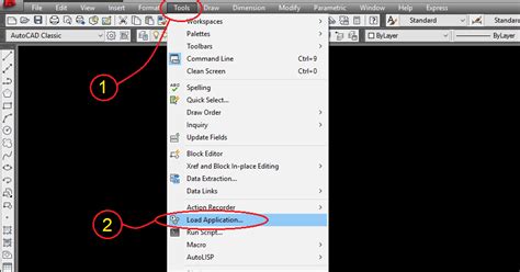 Autolisp Th การเรียกใช้งานบน Autocad