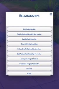 The Sims 4 Relationship Cheats How To Cheat Romances Friendships And Enemies Must Have Mods