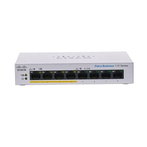 Switch สวิตซ์ Cisco Cbs110 Unmanaged 8 Port Ge Partial Poe Desktop