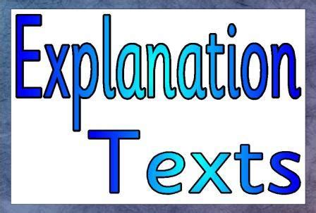 Explanation Text