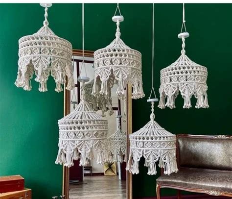 Macrame Lamp Shade At 560 Piece Hapur ID 2850379030162