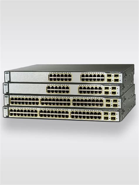Cisco Switch Catalyst 3750 48 Port Poe Network Server