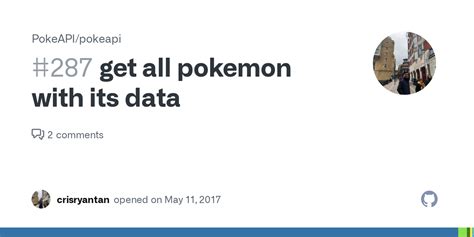 Get All Pokemon With Its Data Issue 287 PokeAPI Pokeapi GitHub