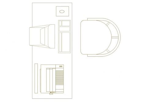 Office Furniture Cad Block Layout In Autocad Format