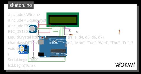 Jam Digital Arduino Wokwi Esp32 Stm32 Arduino Simulator