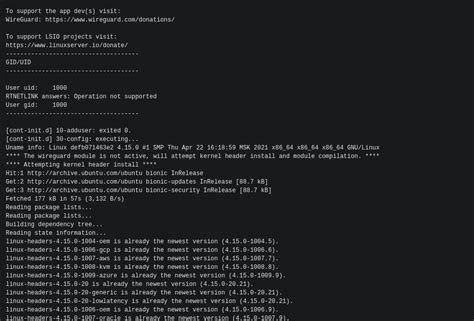Rtnetlink Answers Operation Not Supported Issue Iamstoxe Wirehole Github