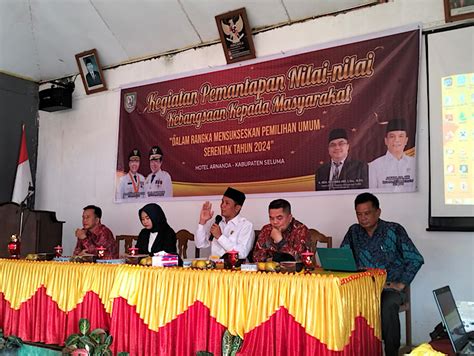 Jonaidi Sp Ajak Masyarakat Sukseskan Pemilu Serentak 2024