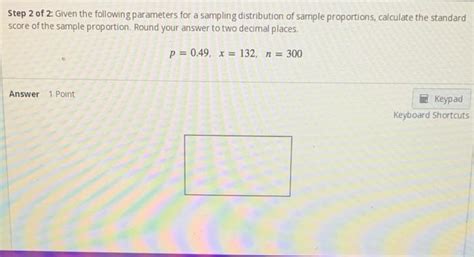 Solved Step Of Given The Following Parameters For A Chegg