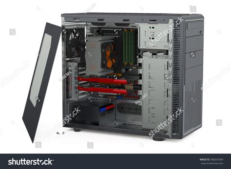 Computer System Unit View Side Stock Photo Shutterstock