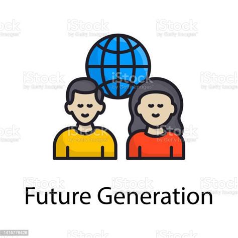 미래 세대 벡터는 윤곽선 아이콘 디자인 일러스트레이션을 채웠습니다 흰색 배경 Eps 10 파일에 기타 기호 가지치기 가위에 대한 스톡 벡터 아트 및 기타 이미지 Istock