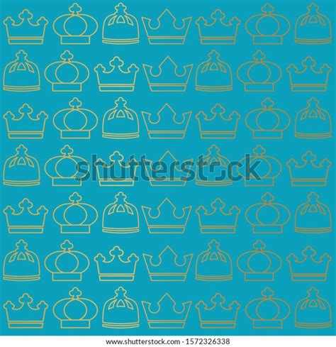 Golden Crown Texture Vector Illustration Stock Vector Royalty Free