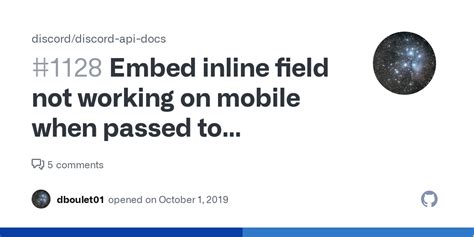 Embed Inline Field Not Working On Mobile When Passed To Webhook Issue