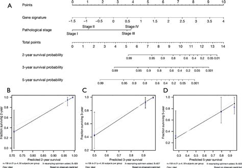 Construction Of A Predictive Nomogram A The Nomogram Was Built By Download Scientific
