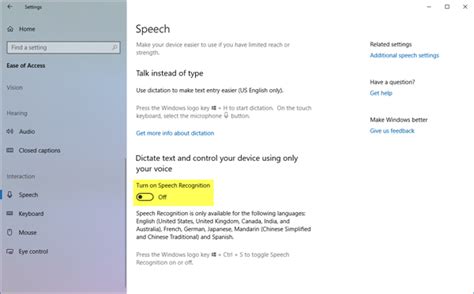 How To Disable Speech Recognition In Windows