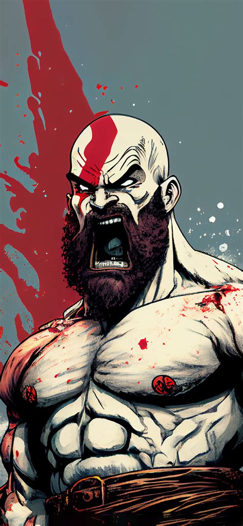 God Of War Kratos Spartan Rage Art Wallpapers Kratos Wallpaper