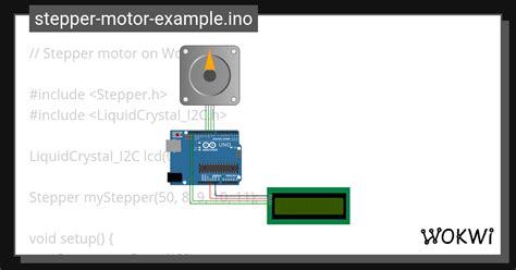 Stepper Motor O Copy Wokwi Esp32 Stm32 Arduino Simulator