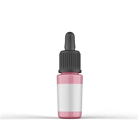 Premium Photo Plastic Dropping Bottle 3d Rendering