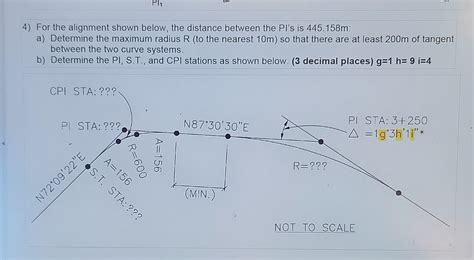 Solved 4 For The Alignment Shown Below The Distance Chegg Com