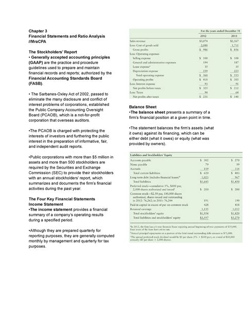 Chapter Exercises Variable Costing Chapter Financial Statements And Ratio Analysis
