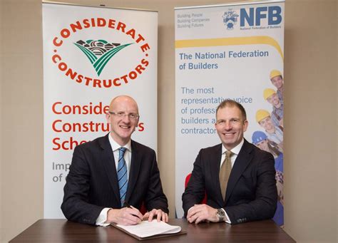 Considerate Constructors Scheme And National Federation Of Builders Announce Partnership