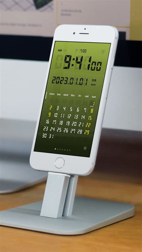 LCD Clock Clock Calendar для iPhone Скачать