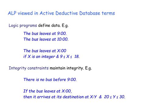 Ppt Abductive Logic Programming Agents Powerpoint Presentation Free Download Id3762530